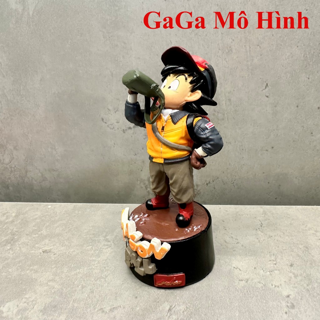 Super cute Dragonball Goku drinking water model Black Foam Box 10cm ...