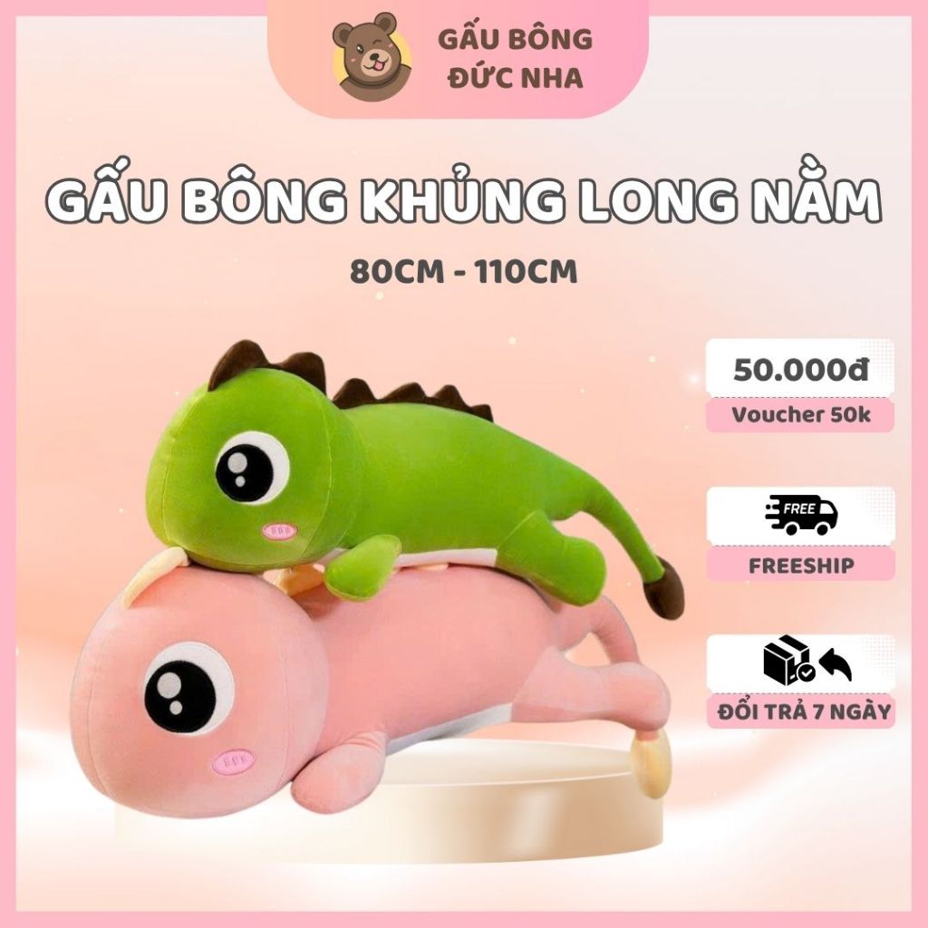 Giant Lying Long Tail Dinosaur Teddy Bear - High Quality Soft Sleeping ...