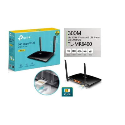 TP-Link TL-MR6400 4G wifi transmitter (300Mbps/ N standard/ 2 external ...