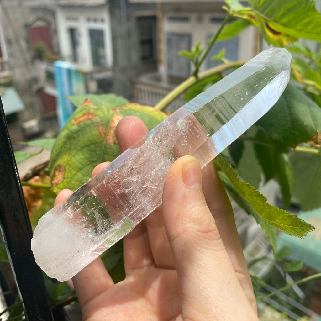 SMALL white quartz pillar - 100% natural (guaranteed to be real stone ...