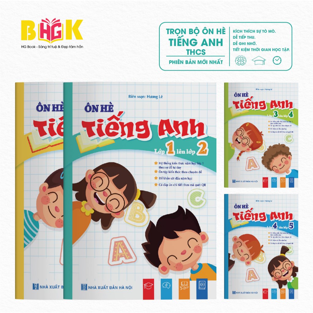 English Summer Review Book Set from Grades 1 to Grade 4 - Knowledge ...