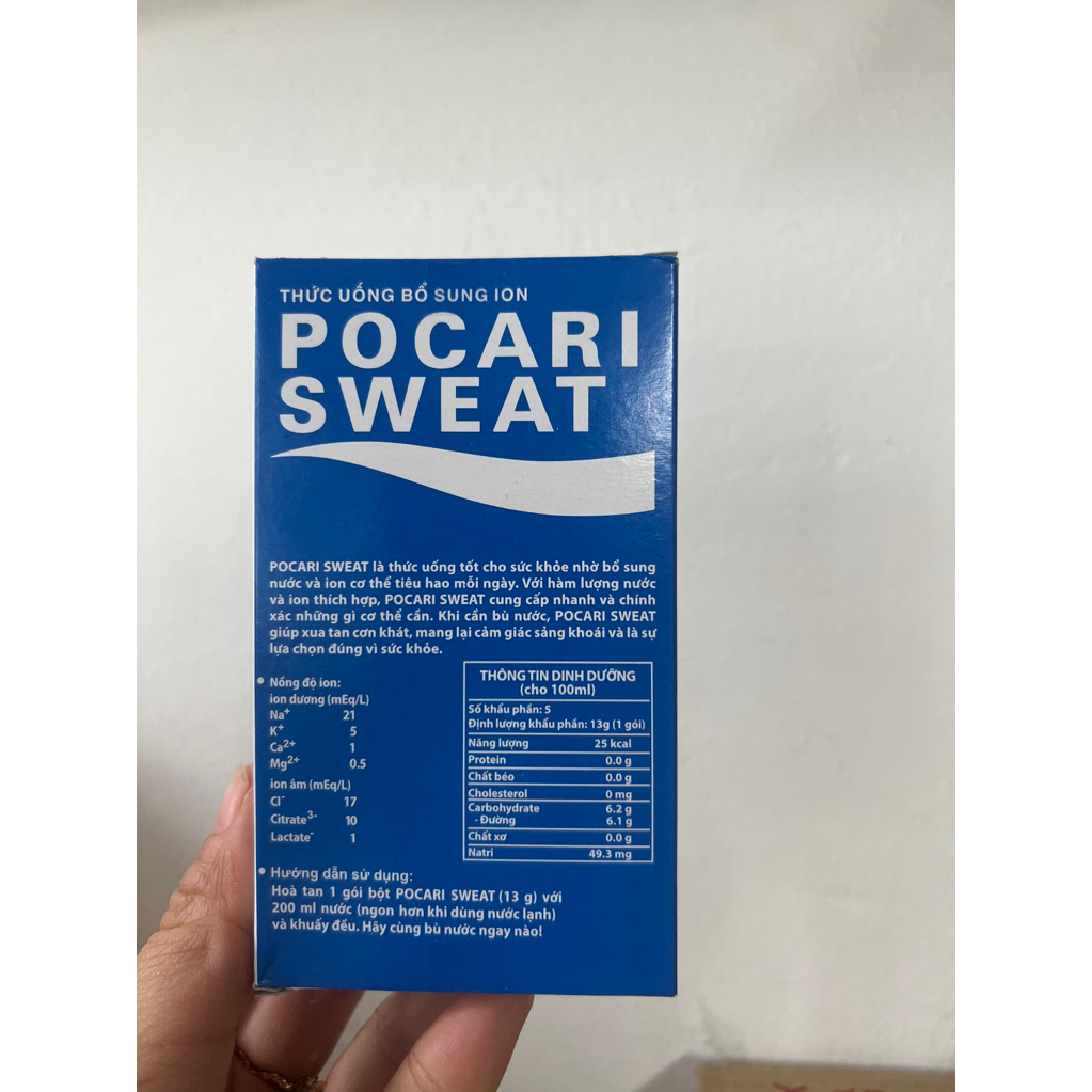 Pocari Sweat Mineral Replenishment Powder Box (5 packs x 13g) | Shopee ...