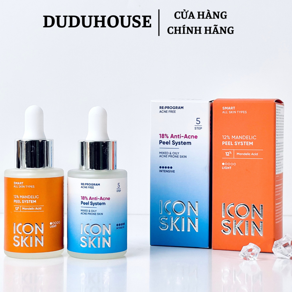 Icon Skin Peel 12%Mandelic 18% Anti-acne Smart Peel System Tightens ...