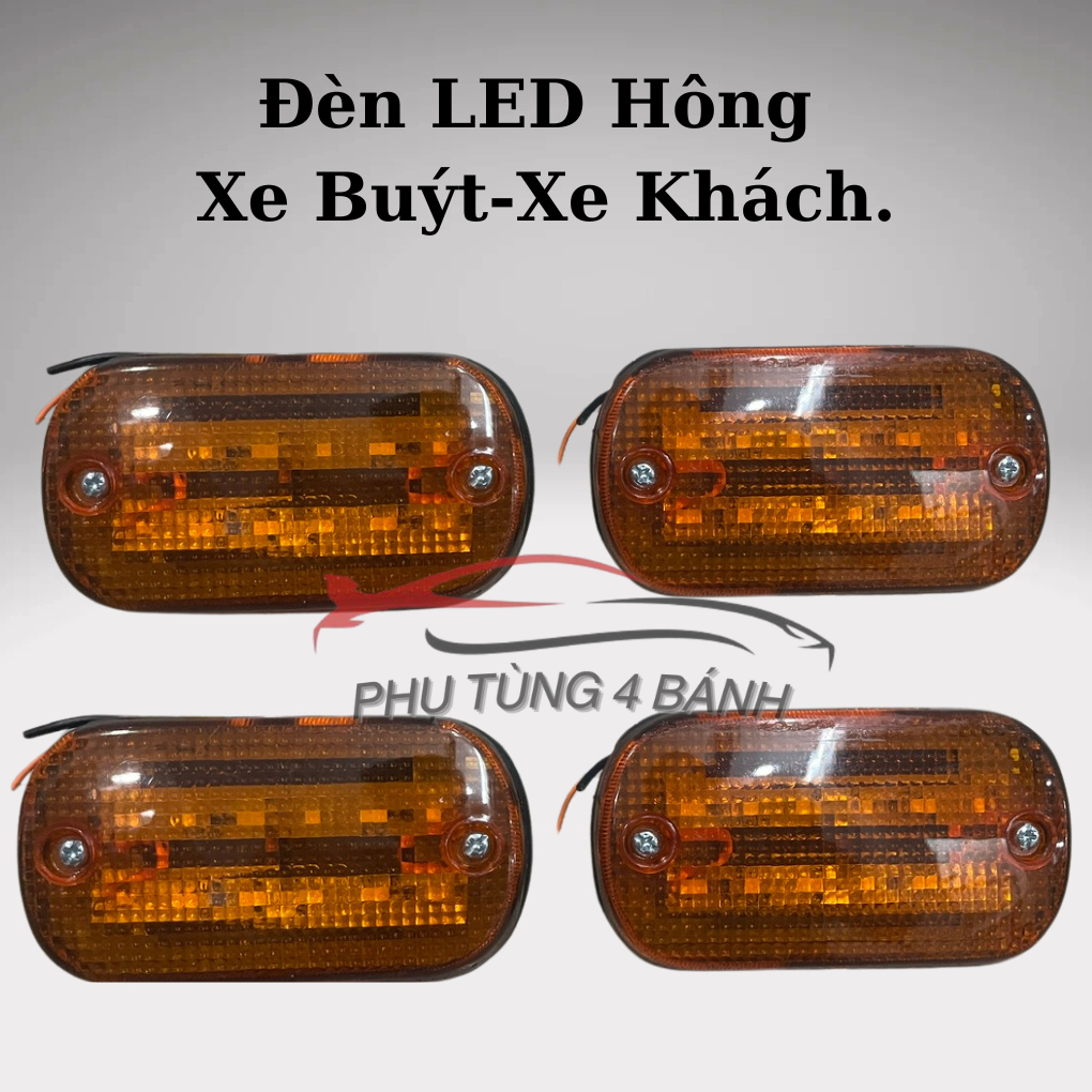 Yellow Led Car Side Lights, Byus Side Turn Signal Lights, 29-49 Seat ...