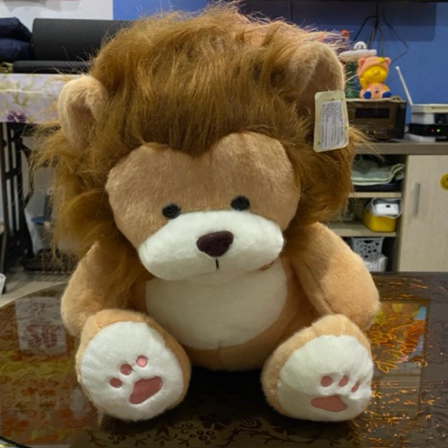 LION TEDDY BEAR (35cm high) | Shopee Singapore