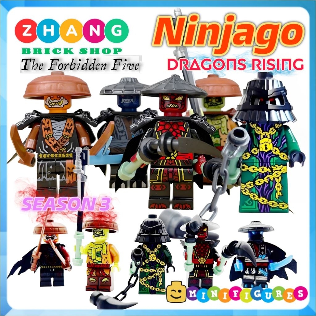 Ninjago Dragons Rising assembly toy 3 mysterious element master ...