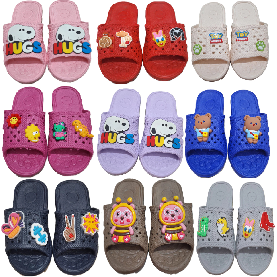 SUPER LIGHT FLEXIBLE FOAM HONEYCOMB SLIPPERS FOR KIDS CODE 1901 - 915 ...