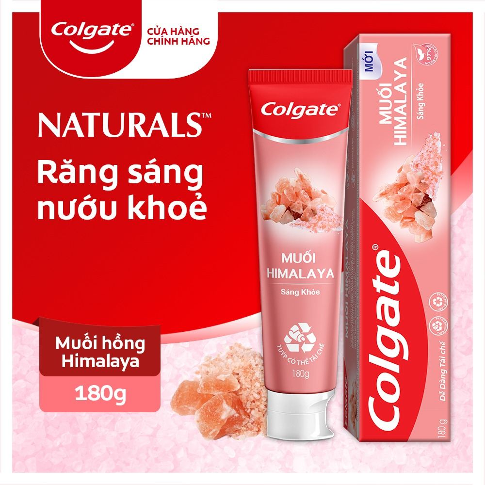 Colgate Natural Himalayan Pink Salt Toothpaste for Strong, Healthy ...