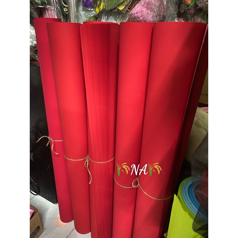 Single-sided red velvet art paper 55x80 120gsm 1 sheet | Shopee Singapore