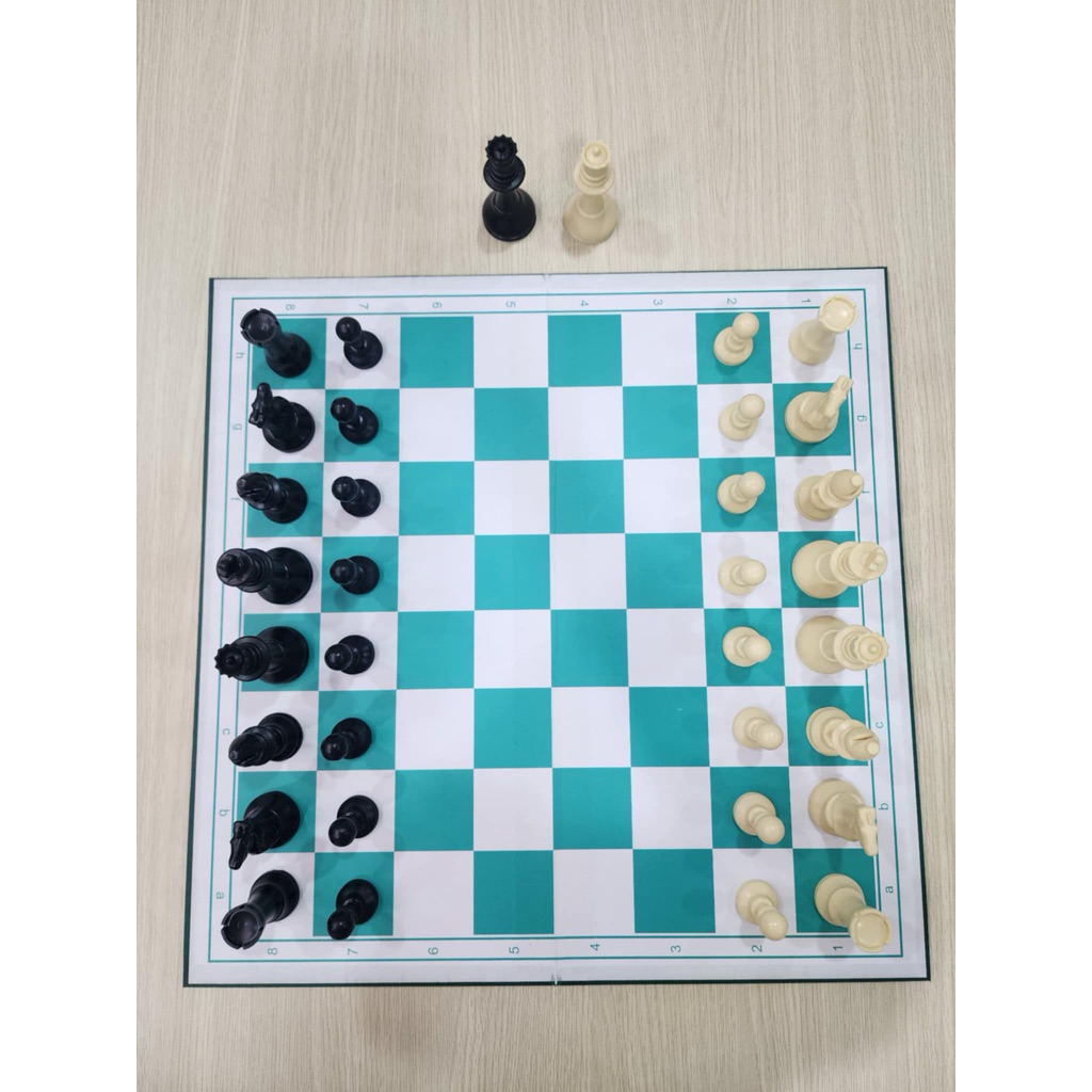 Standard chess set and chess board (Includes 2 queens) | Shopee Singapore