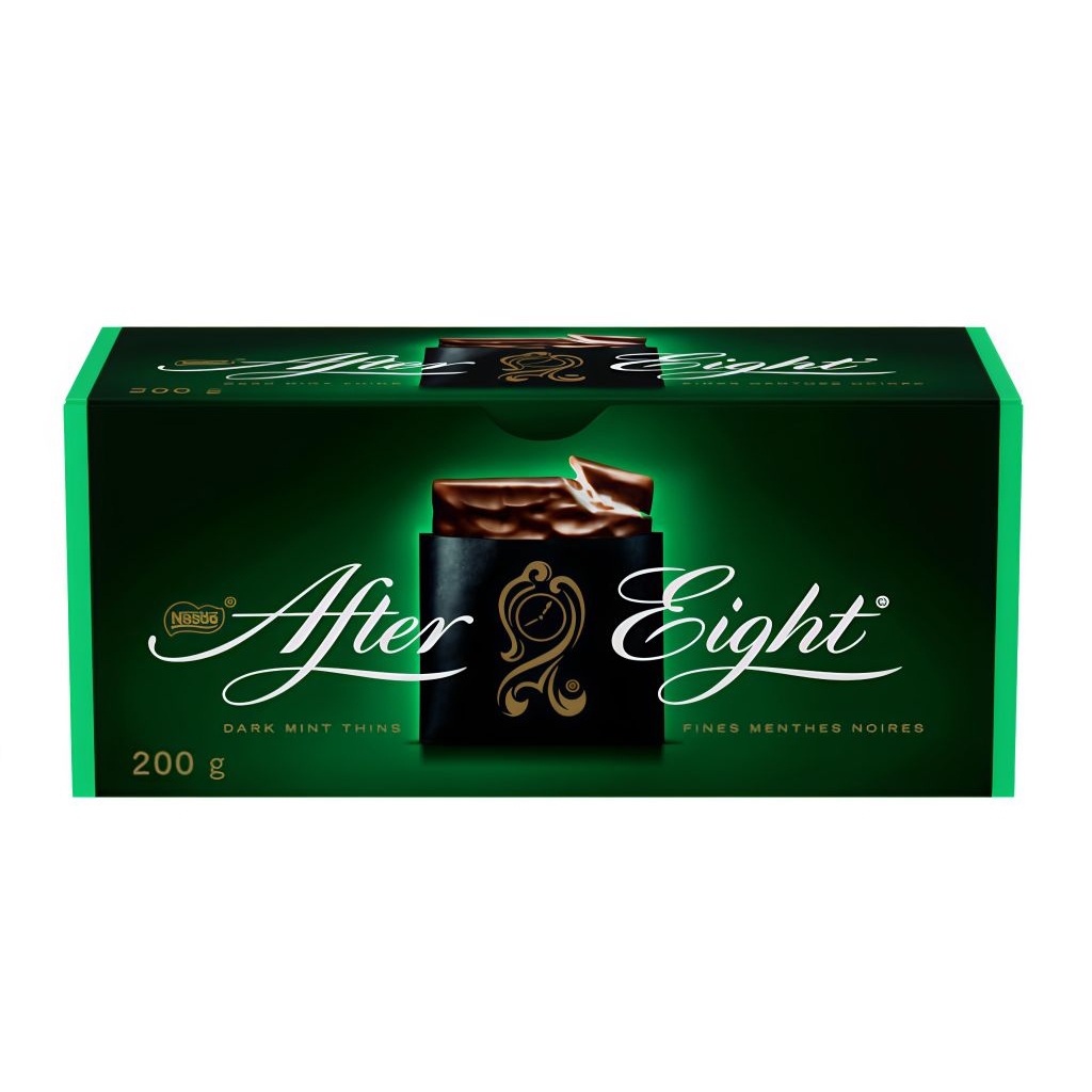 Nestlé's famous After Eight mint chocolate 200g, German product, Far ...