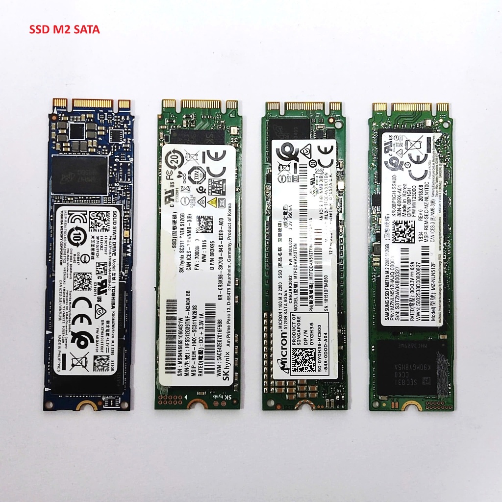 SSD M2 Sata, M2 NVME PCIe Gen3x4 2280 512Gb Samsung Hinyx Micron brands ...