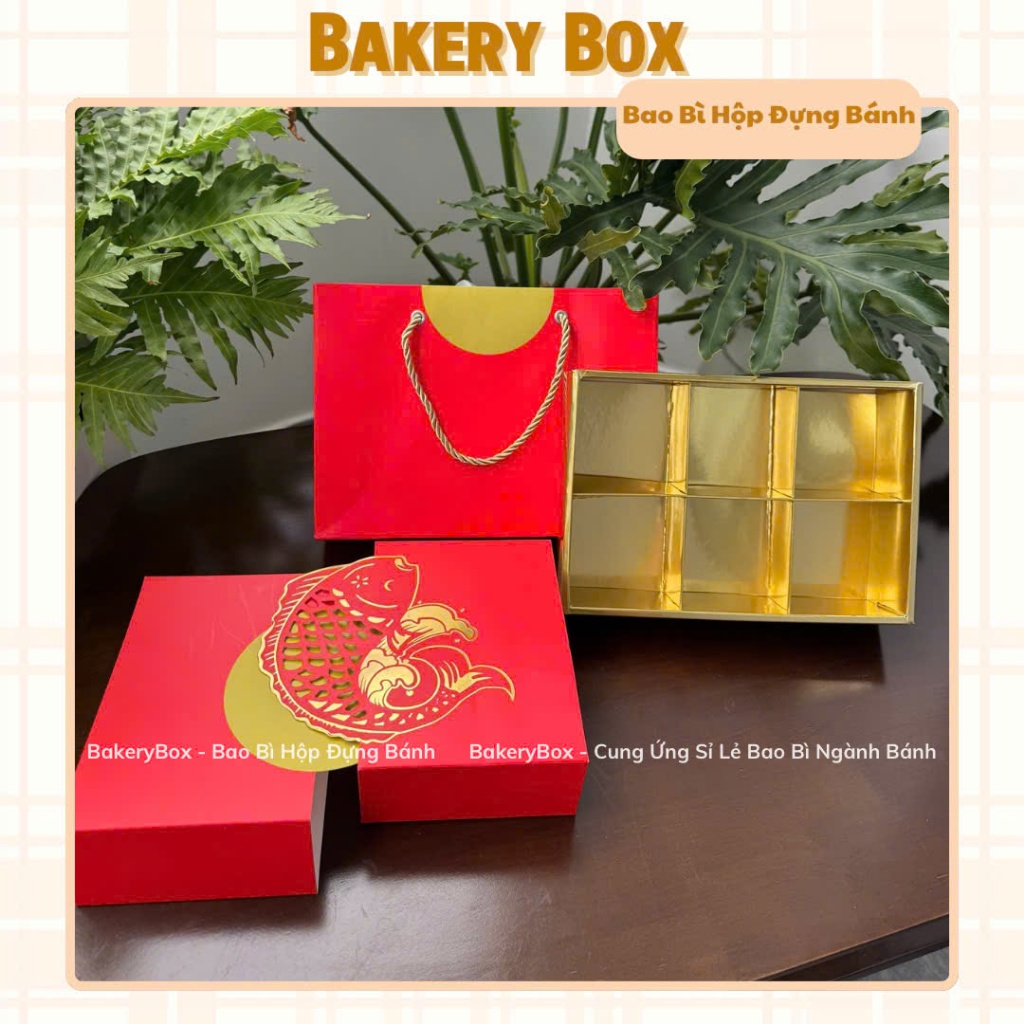 10 Boxes of 6 Mini Moon Cakes 50gr - 100gr ~ Nguyet Ngu (Hot Model 2025 ...