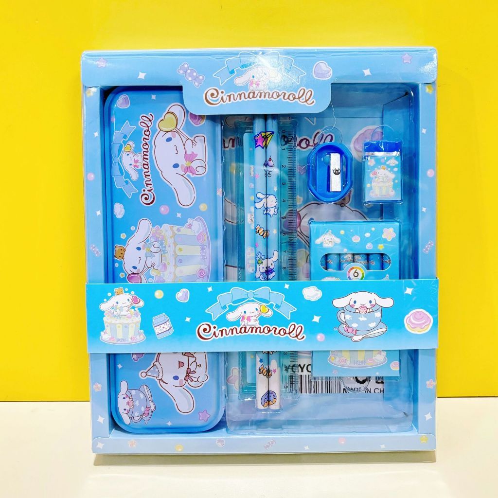 Cute School Supplies Set 7 Piece for Children - Kuromi, Melody Cartoon ...