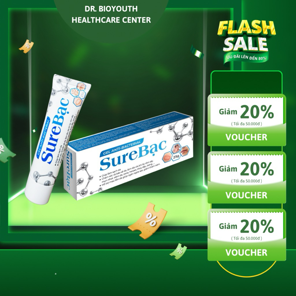 SureBac skin gel (25g tube) SureBac gel helps clean the skin, soothe ...