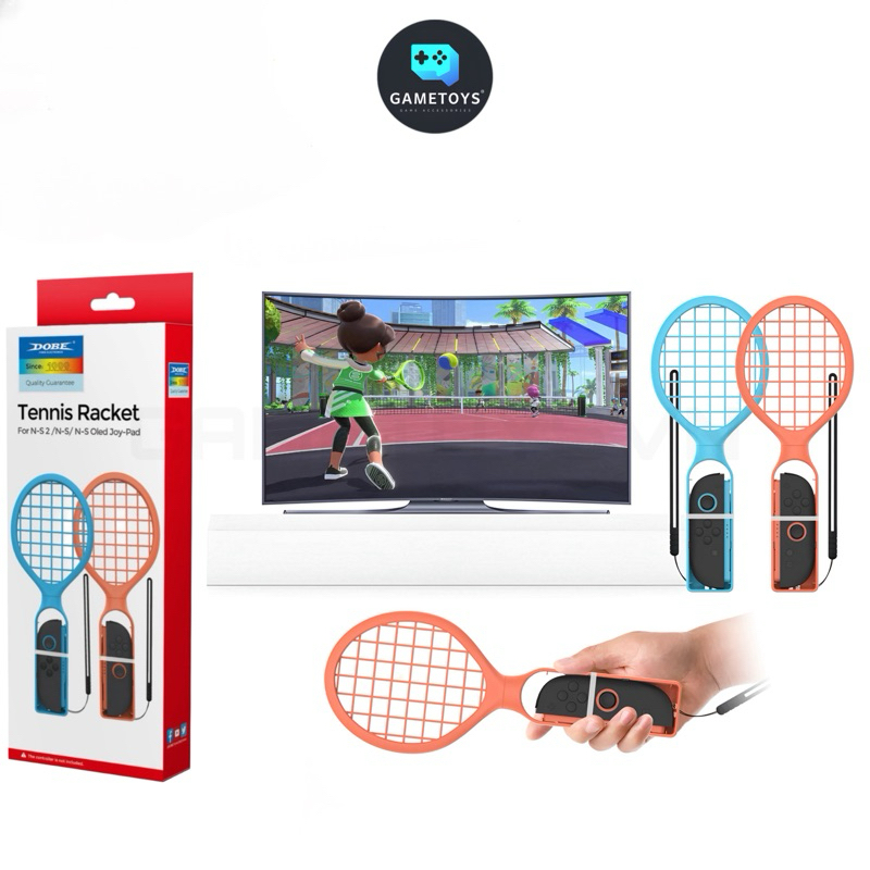 Combo of 2 Joy-con Tennis rackets to create a real feeling for Nintendo ...