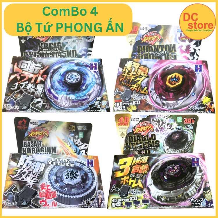 The Best Combo of 4 Infinity Spinners 2025 - The Four Seals of Three Eyes Boss - Swan - Time ...
