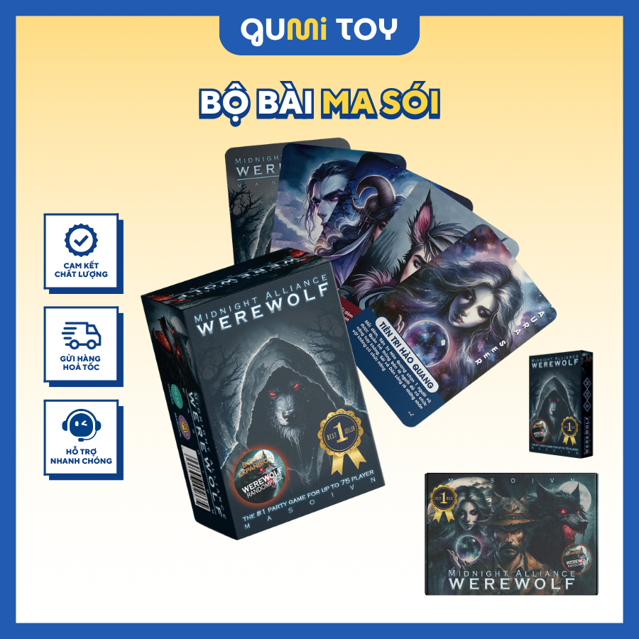 DELUXE ULTIMATE Werewolf Card Set – 21 Cards, 66 Cards, 90 Cards ...