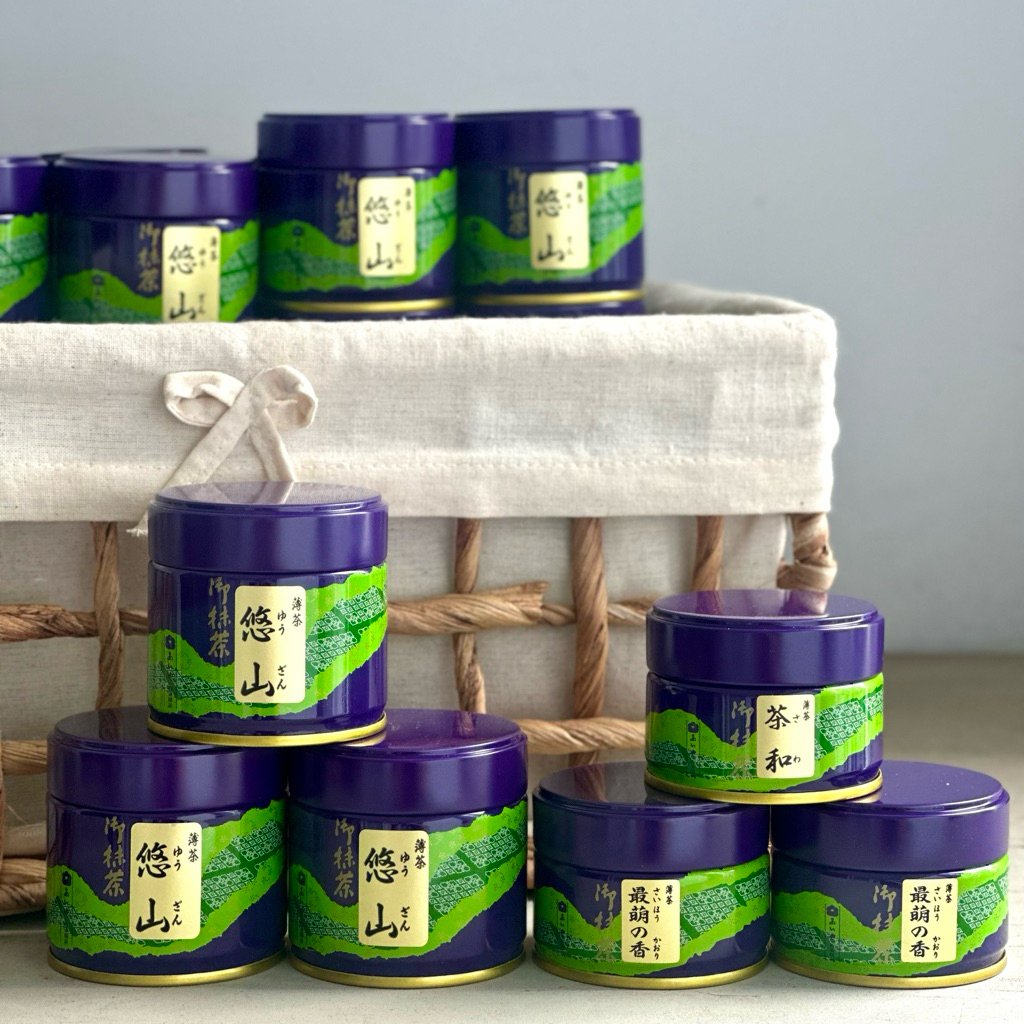 Matcha from Saijoen traditional Japanese tea (chawa, Yuzan, Myogetsu ...