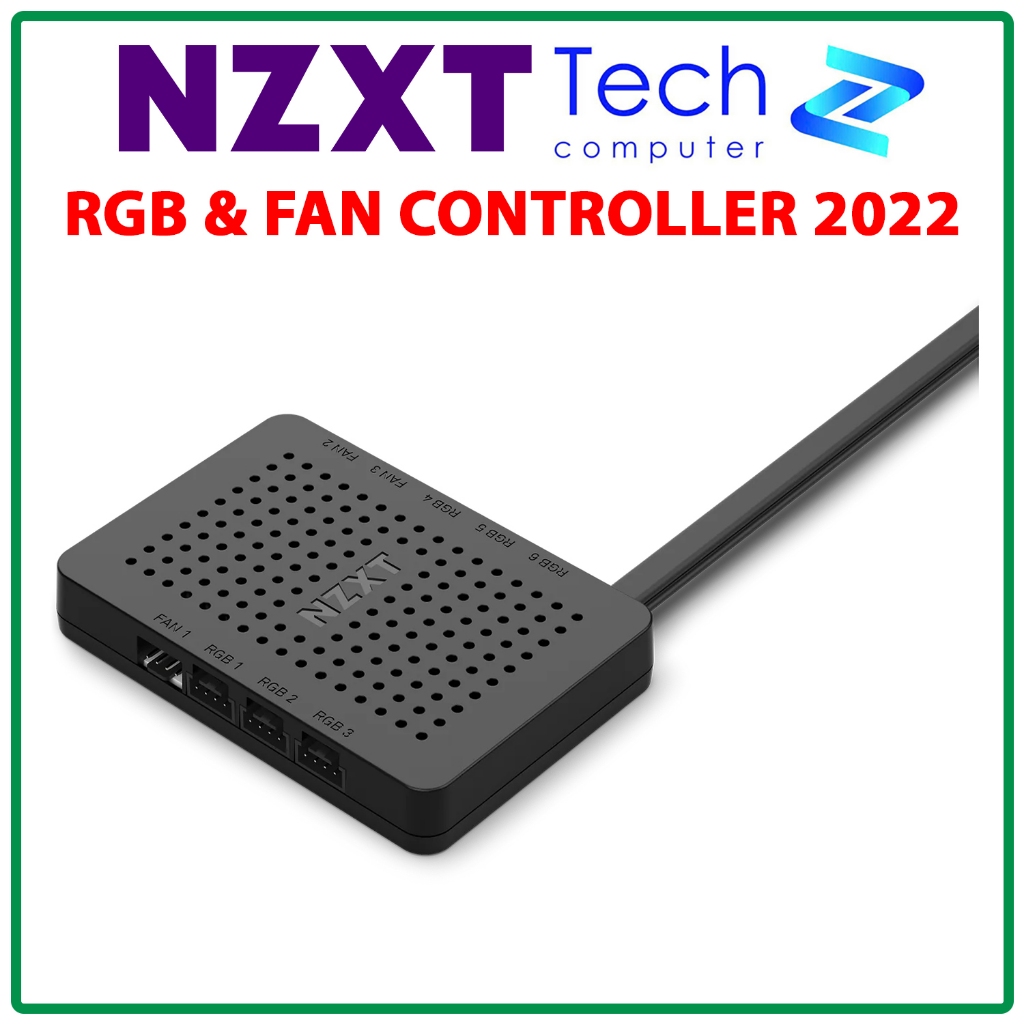 NZXT RGB Controller & Fan Controller (AC-CRFR0-B1) – 6 LED Ports – 3 ...