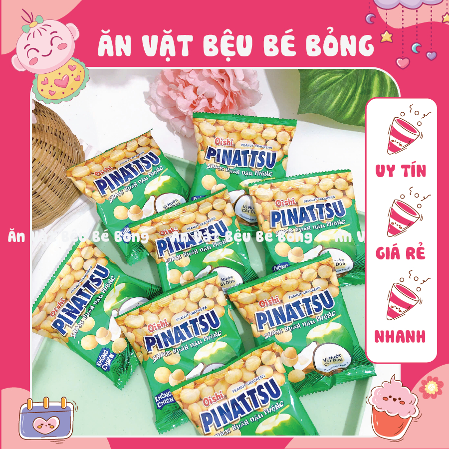 [COMBO 5 PACK] Oishi TINY Peanut Snack, Pinattsu peanuts coconut milk ...