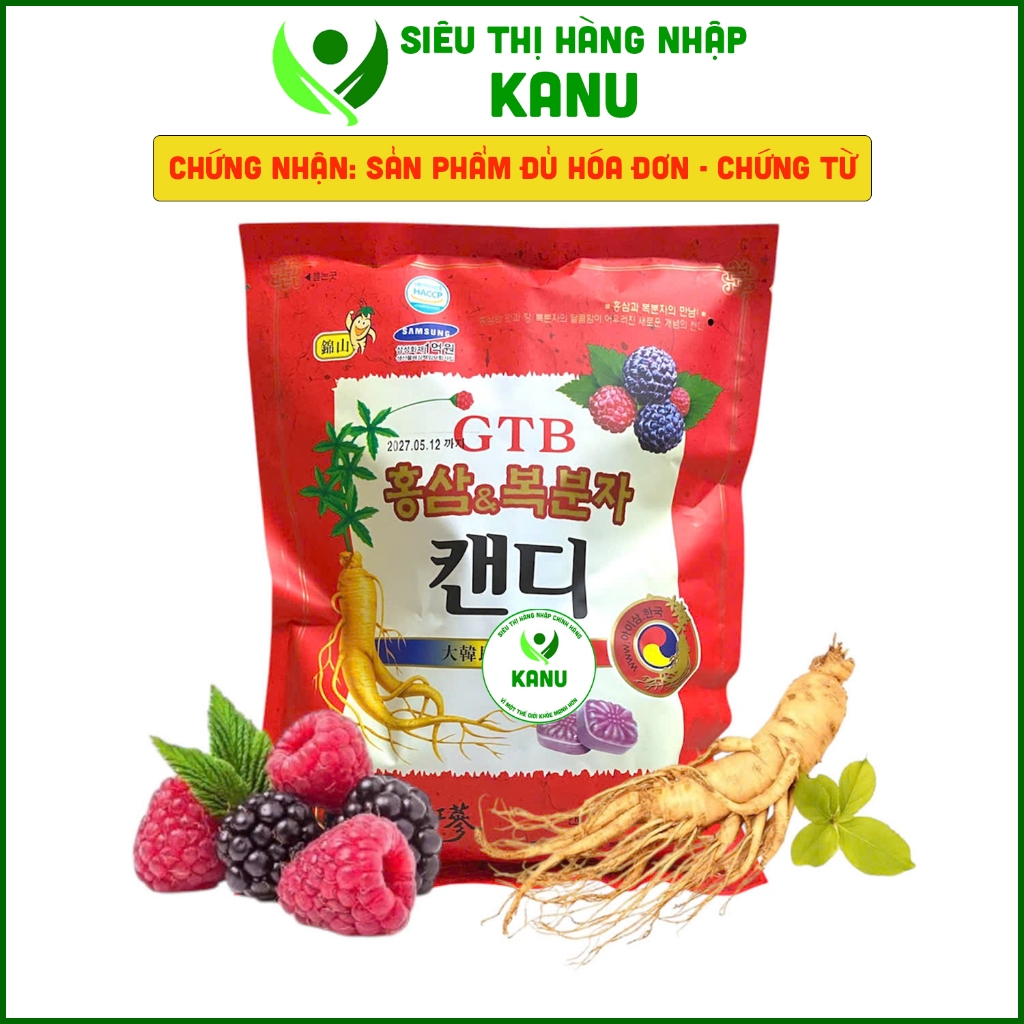 [New] GTB Korean red ginseng - raspberry candy 200g | Shopee Singapore