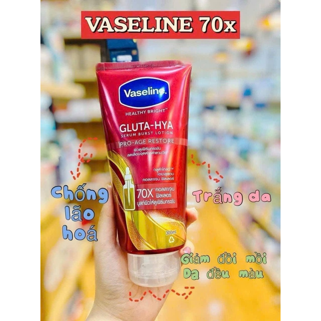 Vaseline Gluta Hya Pro Age Restore Body Lotion 70X THAILAND | Shopee Singapore