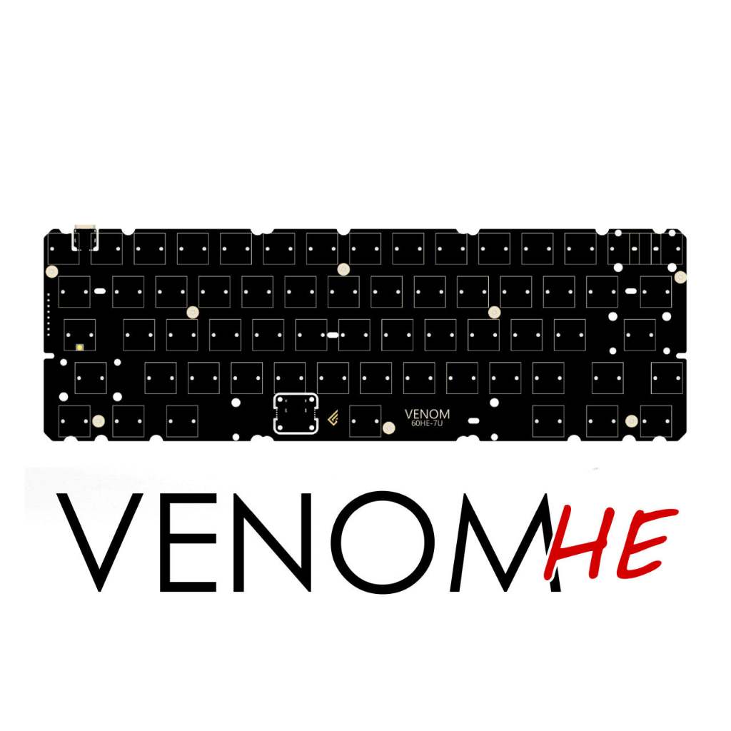 VENOM 60 HE circuit - High-end Hall Effect mechanical keyboard circuit ...