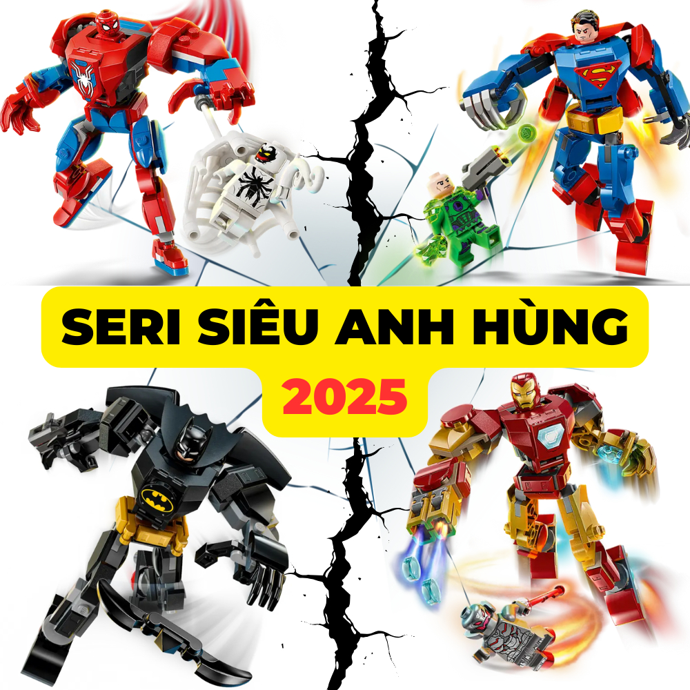 [Ho Chi Minh City] Superman Mech vs. Lex Luthor Superhero assembly toy ...