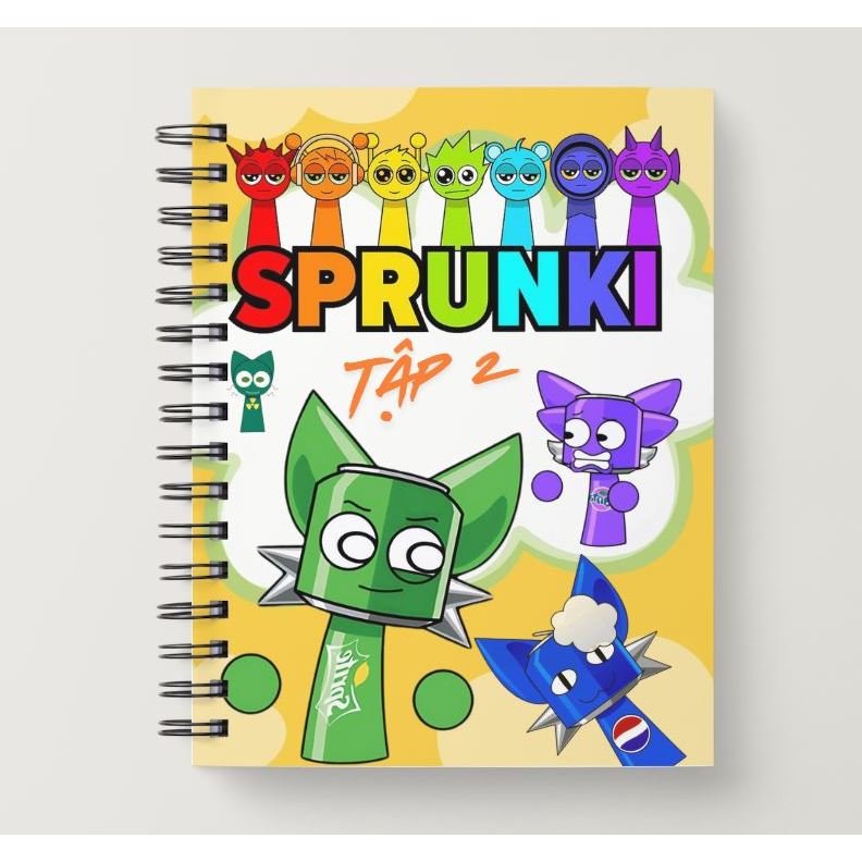 Sprunki Coloring Book Volume 2, Sprunki Coloring Book, Many Characters ...