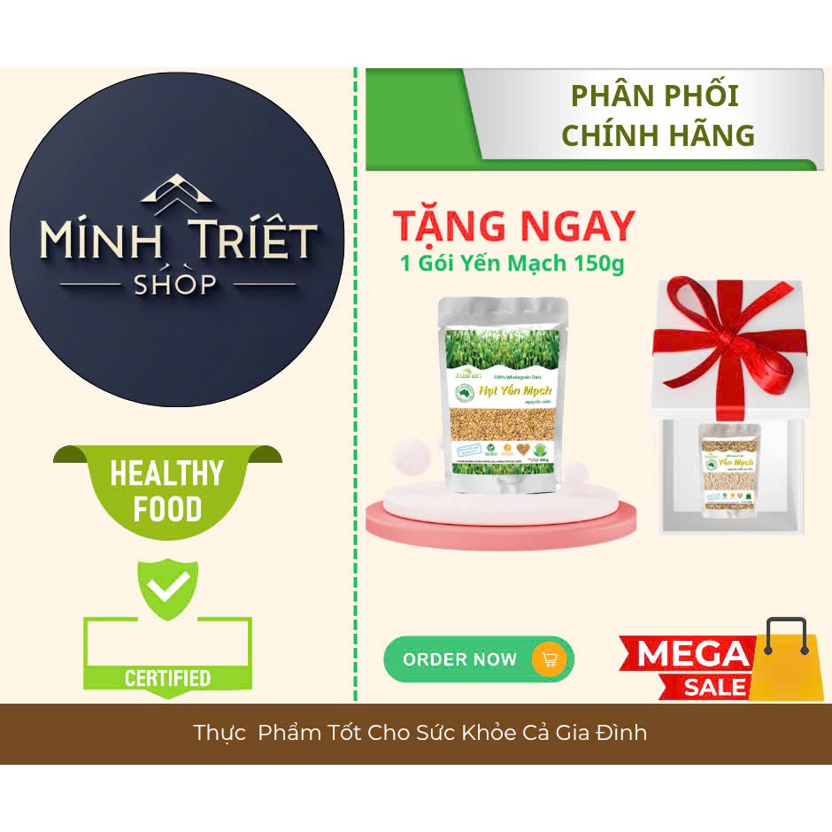 COMBO 10 Bags - XUAN AN Whole Grain Oats 500g Bag (Including 10 Packets ...