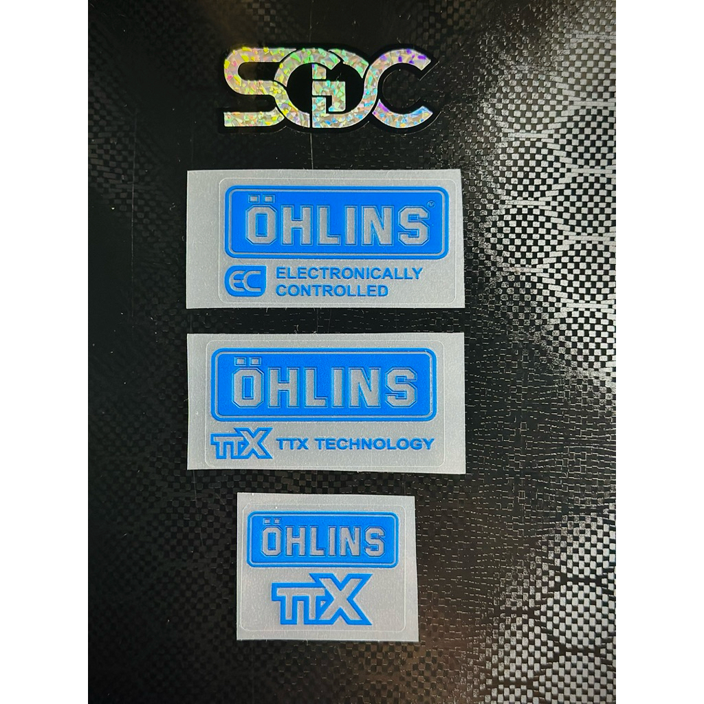 Ohlins Oil Tank Sticker, HPA Ohlins, TTX Swedish Model 2024-2025 |SGDC ...