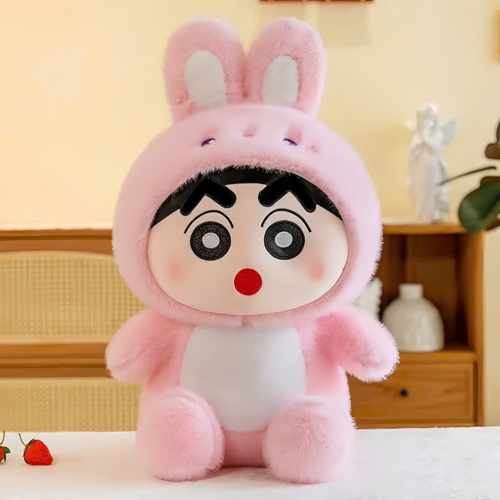 Super Cute Cosplay Pencil Shin Character Teddy Bear – Shin Cosplay Pink ...