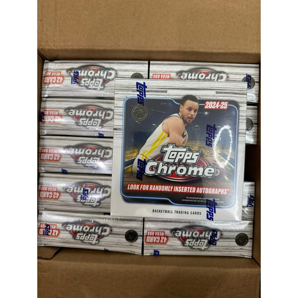 Topps Chrome NBA Mega Box 2025 Basketball Card Box | Shopee Singapore
