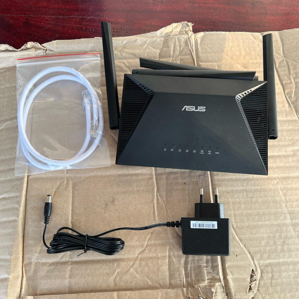 ASUS RT-AX52 Router, wifi 6 ax, Gigabit LAN port, dual WAN support ...