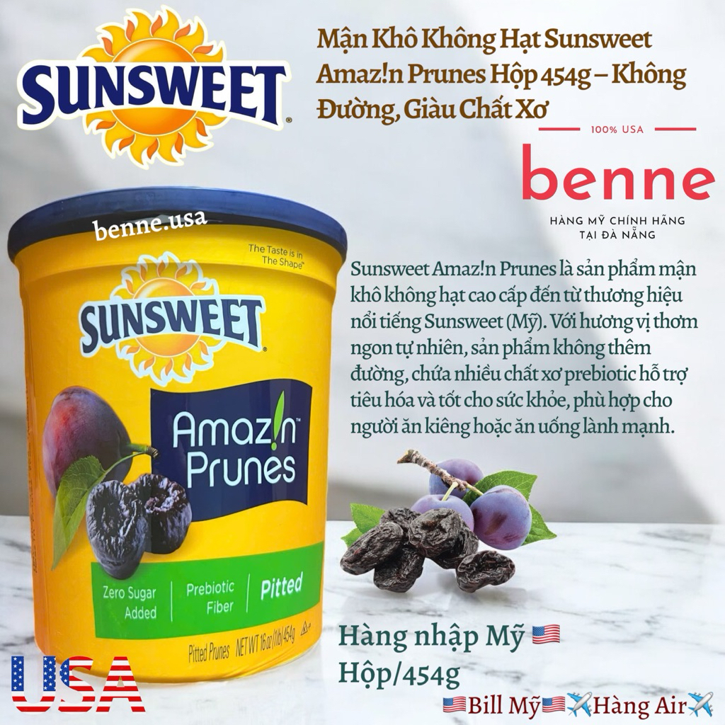 [American product, Date 4/26] Sunsweet Amazin Prunes seedless dried ...