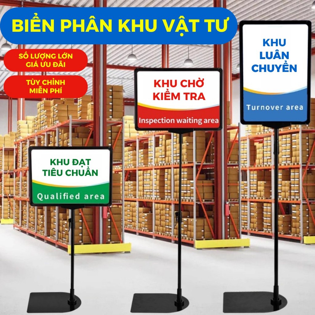 Portable Warehouse Notice Board Stand Frame Set - Industrial Iron ...