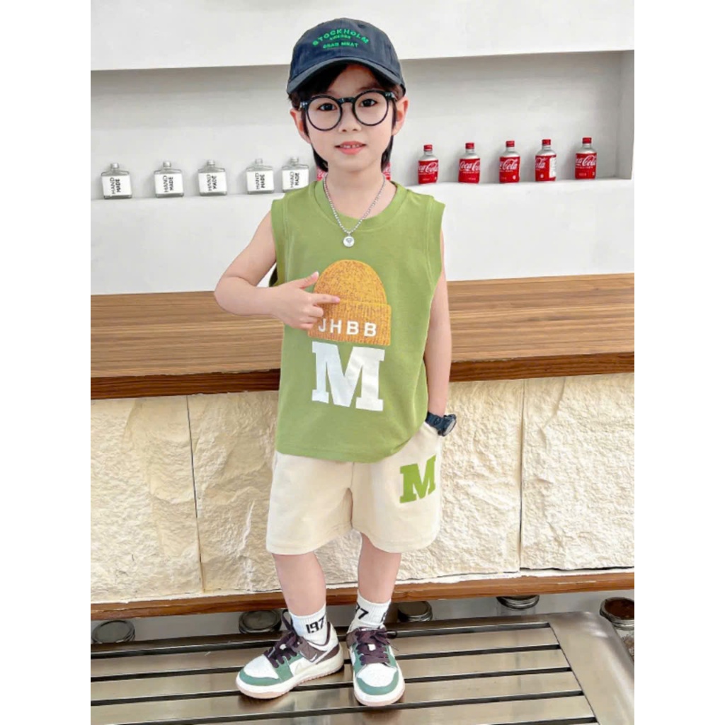 Triple suit for boys 13-31kg, M-shaped set. Cool and stretchy material ...