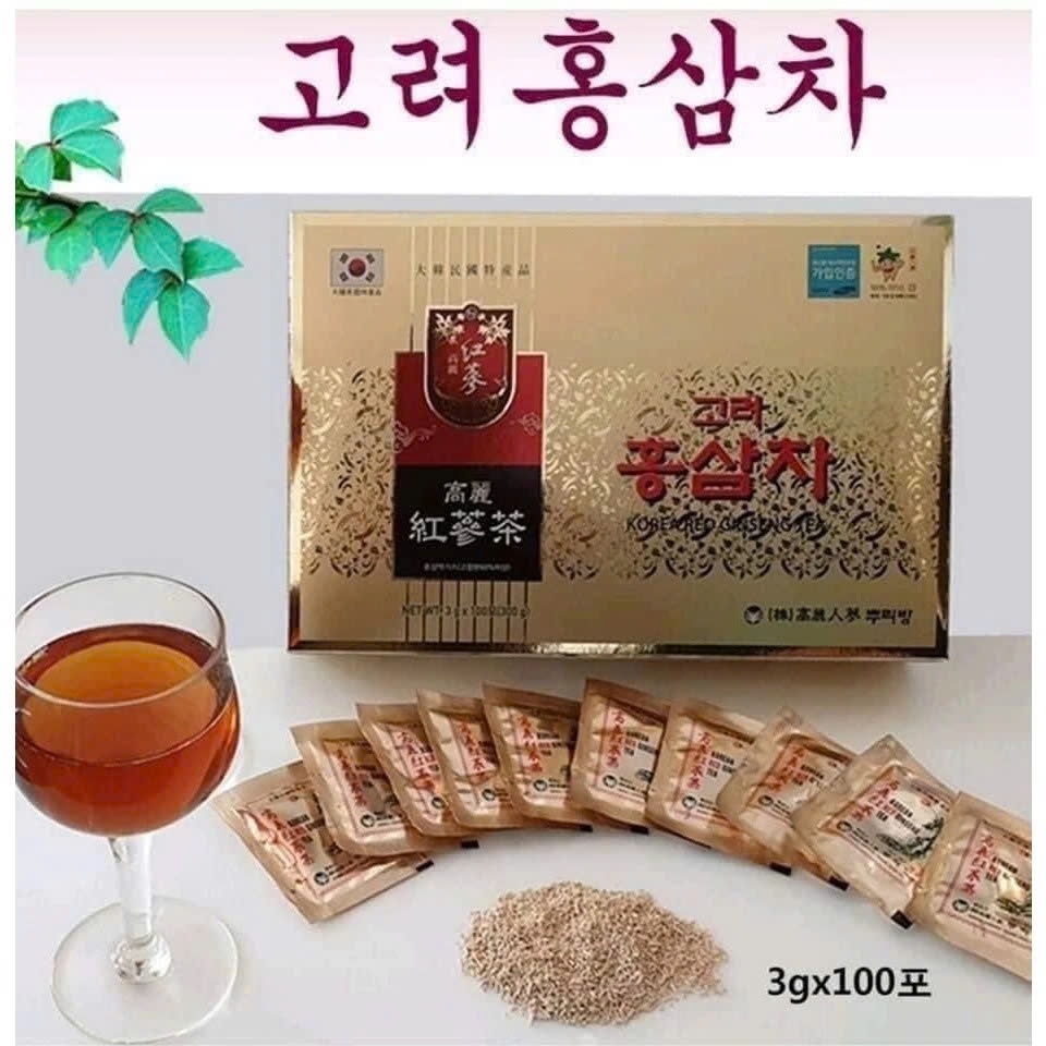 Ganoderma Tea Korea Lingshi Mushroom Tea Gold Box 100 packs x 3g ...