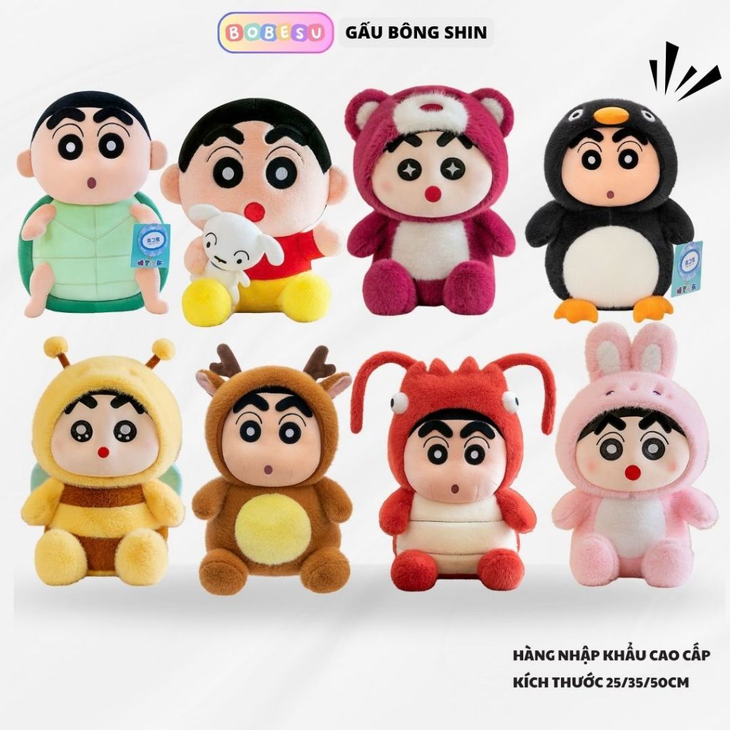 Lovely animal cosplay shin chan teddy bear, Cushin stuffed animal ...