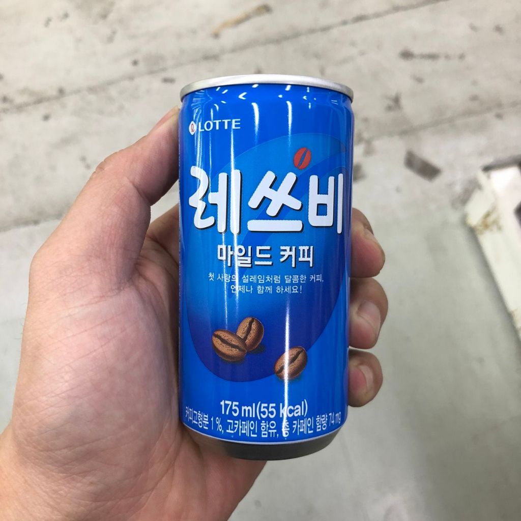 Let's Be Mild Lotte Korean Instant Coffee Can 175ML/ 롯데칠성) 레쓰비(마일드 ...