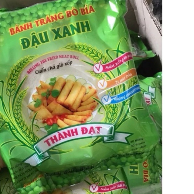 Combo of 10 packs of beef and green bean rice paper, pack of 30 leaves ...
