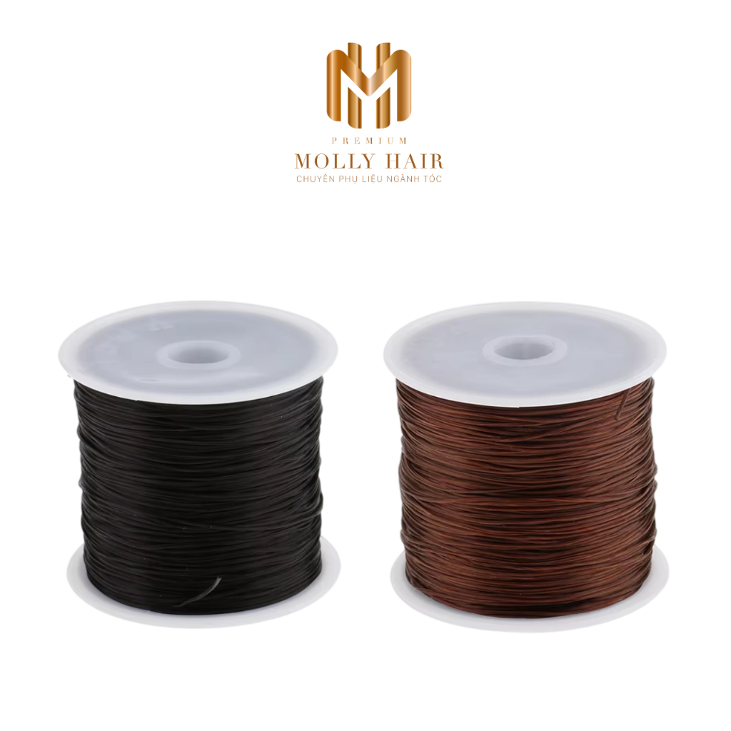 Premium Hair Extension Thread, Feather Hair Extension Elastic Band Tool ...