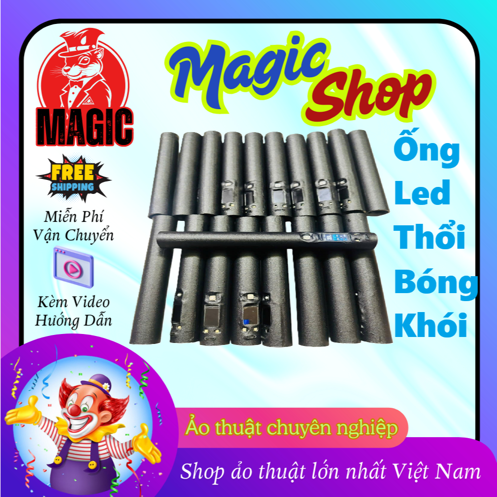 Dustless Smoke Bubble Blowing Tube Magic (Instruction Video Included ...