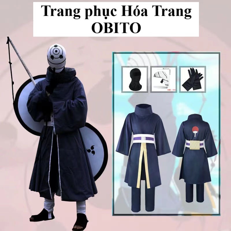Obito Uchiha Naruto Obito Cosplay Costume/ Obito Uchiha Cosplay ...