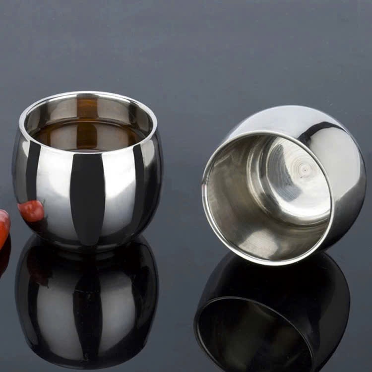 OYATTON 350ml Egg Shaped Mug 18/10 Stainless Steel Premium Multi ...
