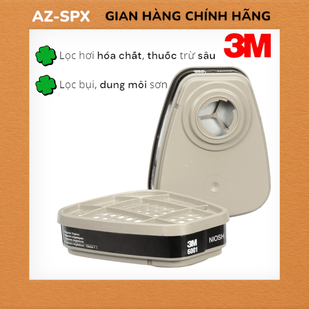 3M 6001 GENUINE ORGANIC AIR FILTER USED FOR PAINTING AND VTV SPRAY FOR ...