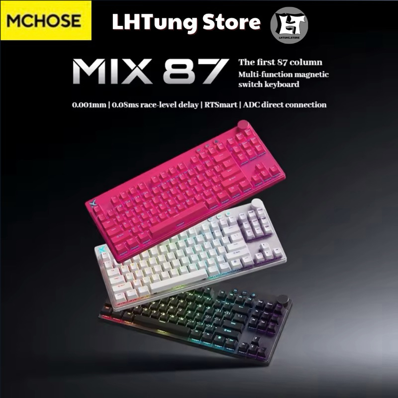 [READY DELIVERY] Mchose Mix87 mechanical gaming keyboard | Rapid ...