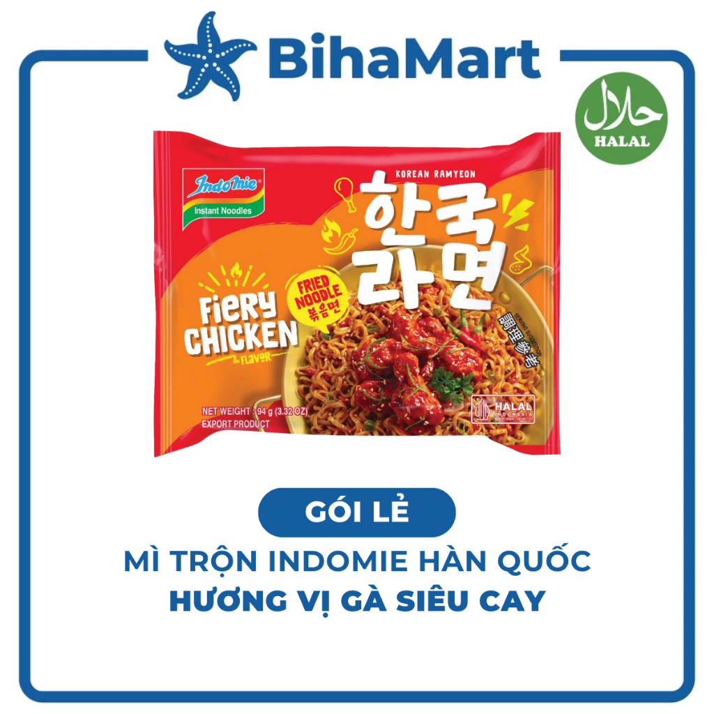 [RETAIL PACKAGE] - INDOFOOD - Korean Indomie Mixed Noodles Super Spicy ...