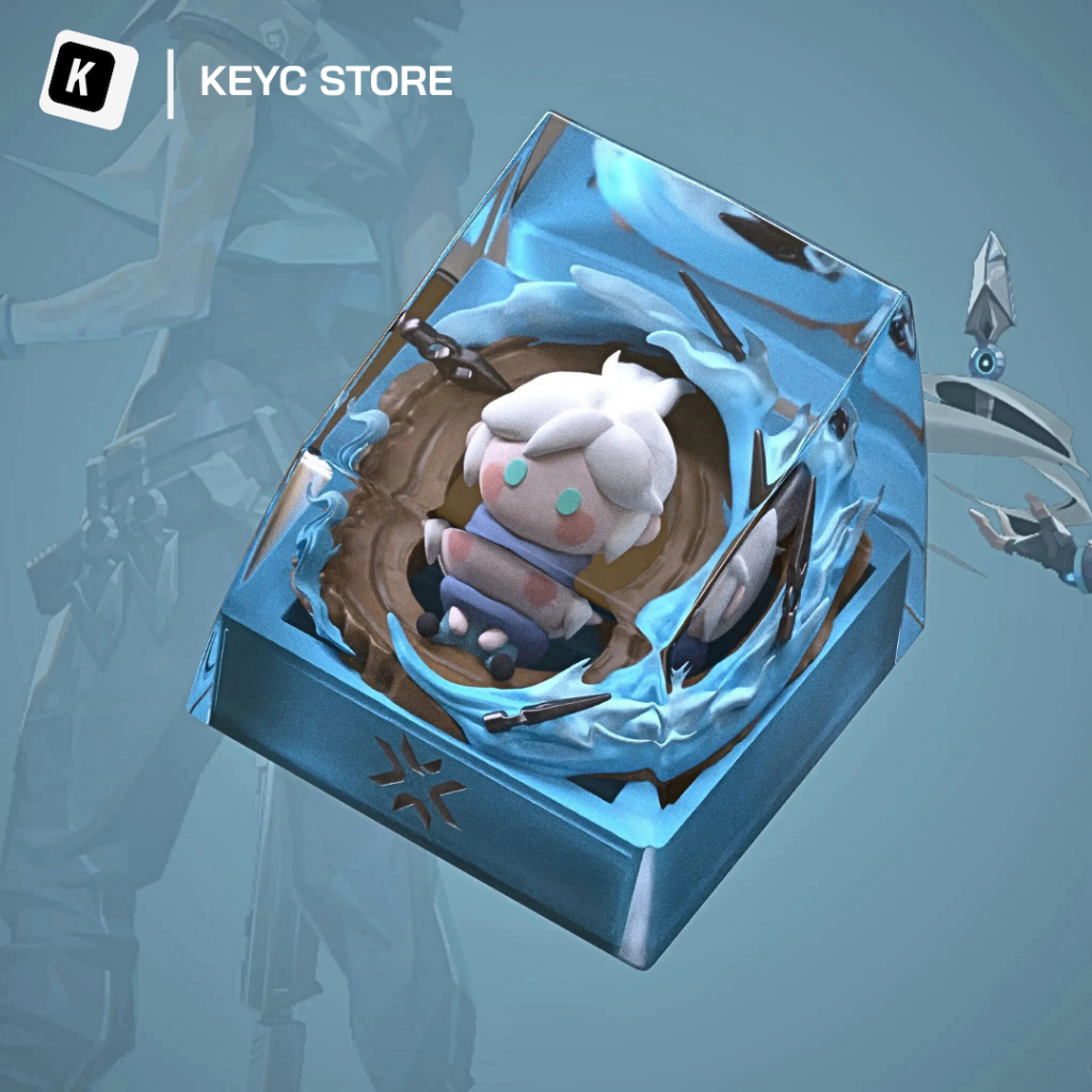 [Pre-order] Artisan Valorant Jett Agents Keycap | Custom mechanical ...